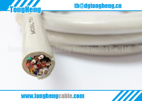 Oil Resistant Drag Chains Polyester TPU Coated Customized Control Cable supplier