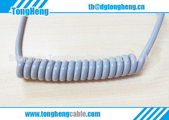 High Rebound Resilience Oxygen-free Copper Conductors Customized Coil Cable supplier