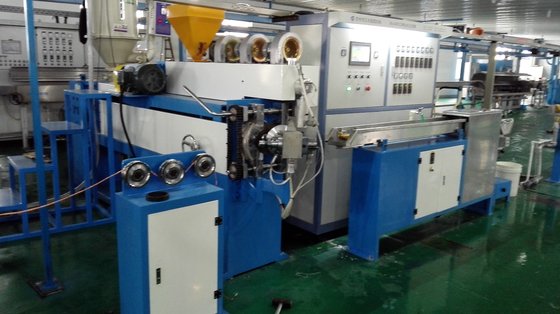 2 Wire Outlet Continuous Bullet Wire Extrusion Machine ISO9001 HT-70+35