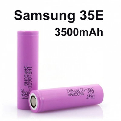Samsung SDI INR18650-35E 3500mAh 3.6V Rechargeable Li-ion Battery Samsung 35E