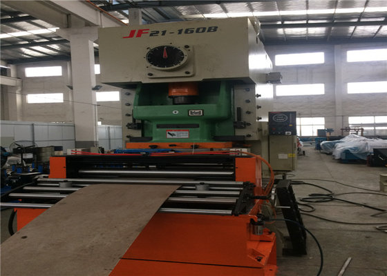 Hydraulic Cutting Sheet Roll Forming Machine , 16row Rollers Sheet Bending Machine
