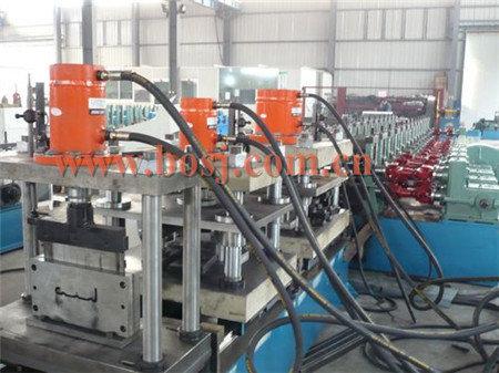 Ladder type Cable Tray Roll Forming Machine , Thickness 1.2-2.0mm