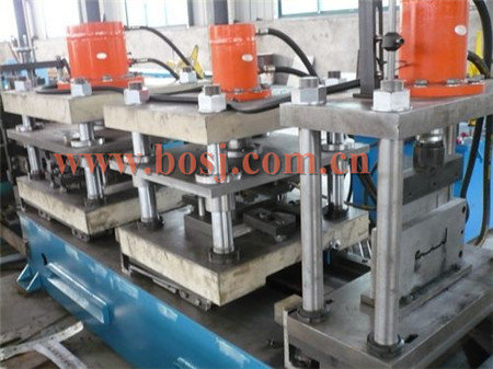 Ladder type Cable Tray Roll Forming Machine , Thickness 1.2-2.0mm