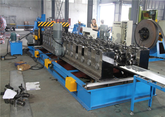 Automatic Galvanized Steel Perforated Cable Tray Roll Forming Machine With Hydraulic Station
