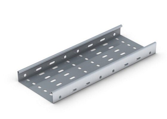Mild Steel Galvanized Sheet Cable Tray Roll Forming Machine With Punching Mould
