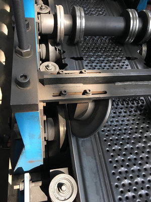 High quality scaffolding metal plank deck board roller shutter roll forming machine