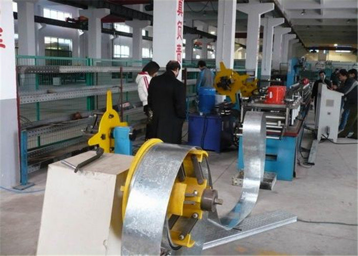 GCR15 Roller Shutter Door Roll Forming Machine Servo Motor Powered HVAC System