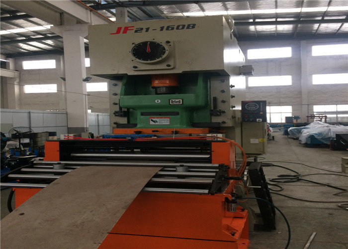 Hydraulic Cutting Sheet Roll Forming Machine , 16row Rollers Sheet Bending Machine
