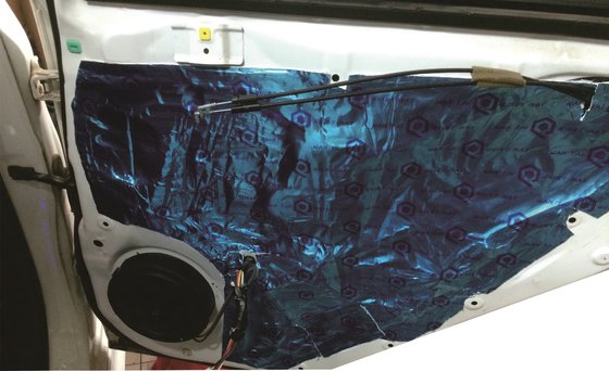 Flexible Less Weight Auto Sound Deadening Mat , Acoustic Matting No Cracks