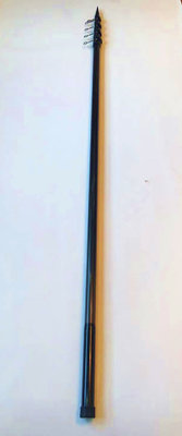 24 Feet Black Carbon Fiber Outrigger Poles Retractable For 2'' Holders