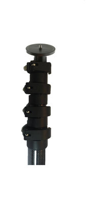 7 Sections 40FT Carbon Fiber Camera Pole With Patented Clamp ISO9001 Approved