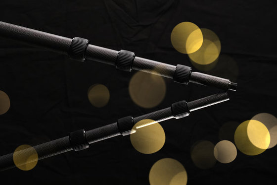 9FT Carbon & Fiberglass Hybrid Composite Pole / telescoping boompole