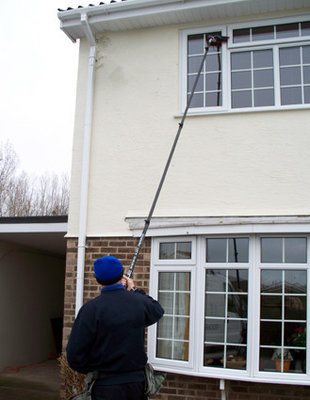 25FT carbon fiber telescoping poles for window cleaning / water fed Stiff pole