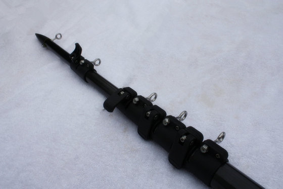 18FT Light Weight Carbon Fiber Poles / Telescopic Outrigger Adjustable Height