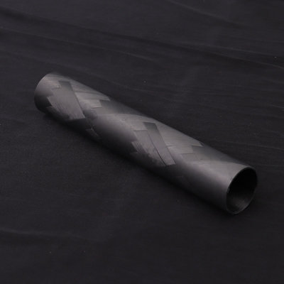 Cross Woven Carbon Fiber Tube High Strength 35mm Corrosion Resistance