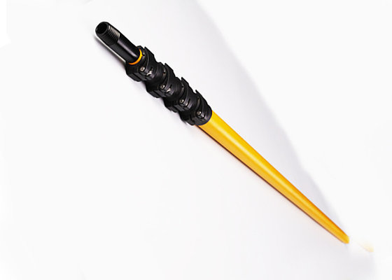 light weight 50ft high modulus carobn fiber water fed pole with sanded 3K plain weave surface finish