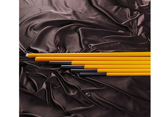 Window Cleaning Carbon Fiber Telescopic Pole With Clamps , Angle Adapters