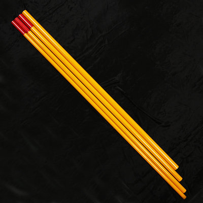 Colorful Telescopic Fiberglass Poles / Round Matt Fiberglass Tube High Rigidity
