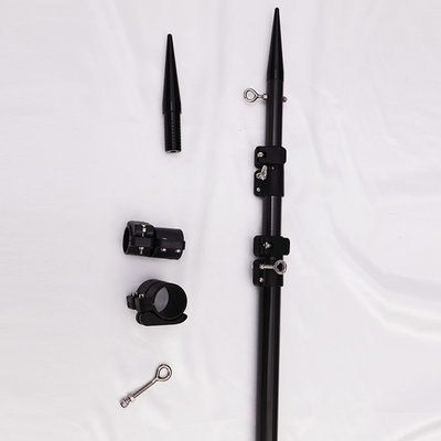 Telescopic 20 Ft Telescoping Pole , Light Low Flexibility 1" - 1/2" OD End
