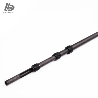 Stiffness Telescopic Fiberglass Pole / Microphone Stage Pole 5M Length