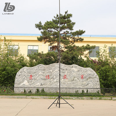 30ft Fiberglass Telescoping Poles / Load 5kg Telescopic Antenna Mast Portable