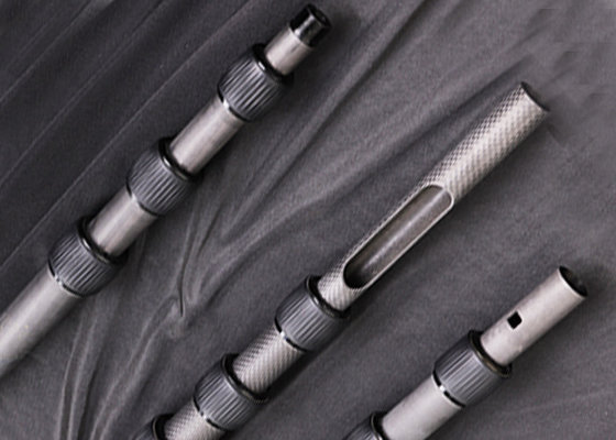 Wear Resistance Carbon Fiber Camera Pole With Stand / Skypole ISO9001 Standard