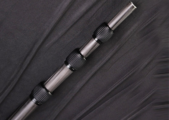 Ageing Resistance Telescoping Fiberglass Poles 3 Section 100% Fiberglass
