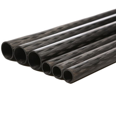 Rectangular Round Handle Carbon Fiber Telescopic Twist Tube