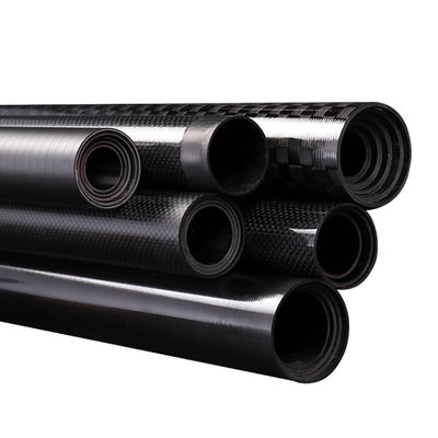 1K 50mm 60mm 100mm 110mm Large Diameter Carbon Fiber Tube