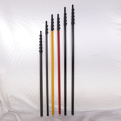 5m rounding blue OEM service telescopic carbon fiber pole