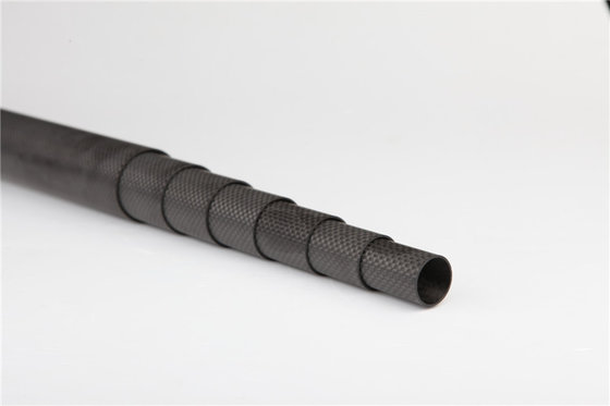 rigid 25FT carbon fiber telescopic pole / telescoping tubing with ISO9001
