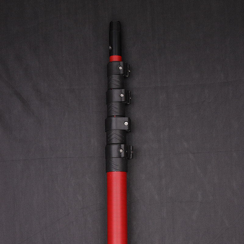 Long Reach 55ft Telescoping Window Cleaning Carbon Fiber Pole With Water Fed Systems