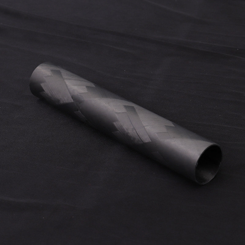 Cross Woven Carbon Fiber Tube High Strength 35mm Corrosion Resistance