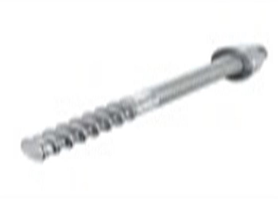 Custom Black Steel Anchor Rod , Threaded Rod Anchor Bolts 32mm 25mm