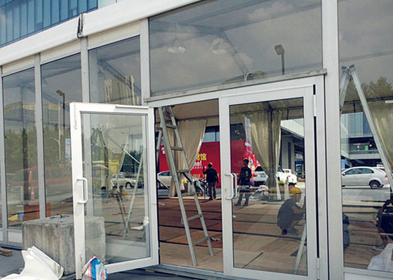 Aluminum Tent Sport Event Tents PVC Fabric  Glass Wall Glass Door Tent