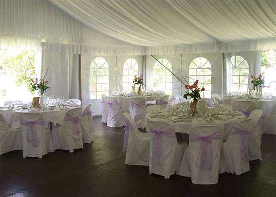 Romantic Clear Span Tents Custom Clear Top Tent Wedding For Outside Party