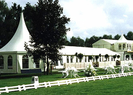 Large Outdoor Warehouse Tents Shelter Canopy Fabric Covered With Clear Windows