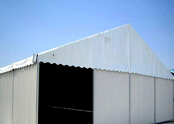 Steel Sheet Temporary Outdoor Warehouse Tents , Fireproof Canopy Storage Shed