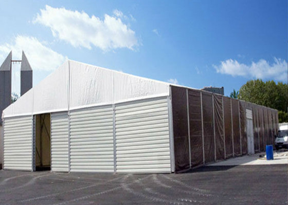 Steel Sheet Temporary Outdoor Warehouse Tents , Fireproof Canopy Storage Shed