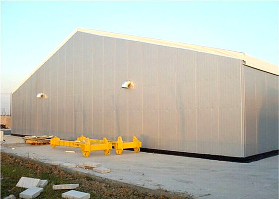Sandwich Sheet Large Industrial Tents For Storage PVC Roof UV Resistence