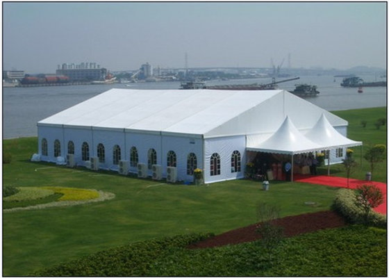 Heavy Duty Garden Party Gazebo Outside Party Tents For Wedding Aluminum Frame