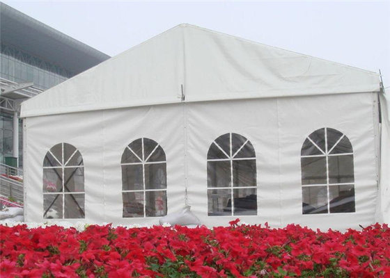 White Used Aluminum Outdoor Event Tents , Outdoor Party Tents For Weddings