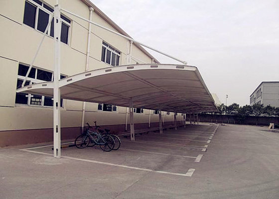 Double Side Tensile Car Parking Structure Fabric Tent For Outdoor Park