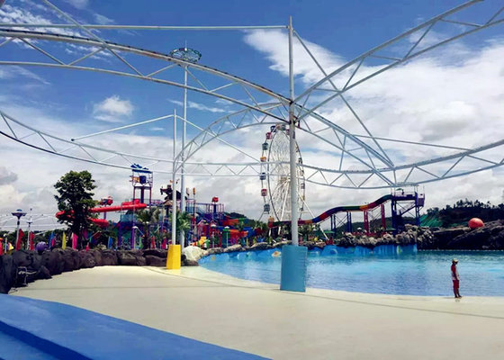 PVDF Colorful Swimming Pool Tents Membrane Structure for Amusement Park