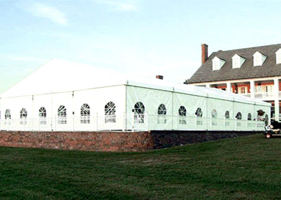 Beautiful Luxury White Marquee Tents Decorations With White Chairs Tables