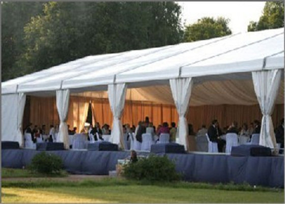 Durable Long Life White Marquee Tents PVC Wall For Festivals / Exhibition