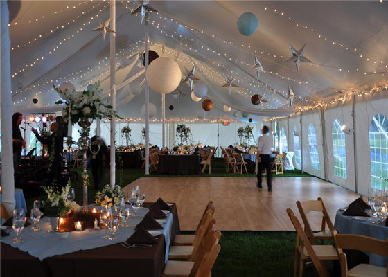 Aluminum Frame Clear Span Tents , Beautiful Large Party Tents for Sun Shelter