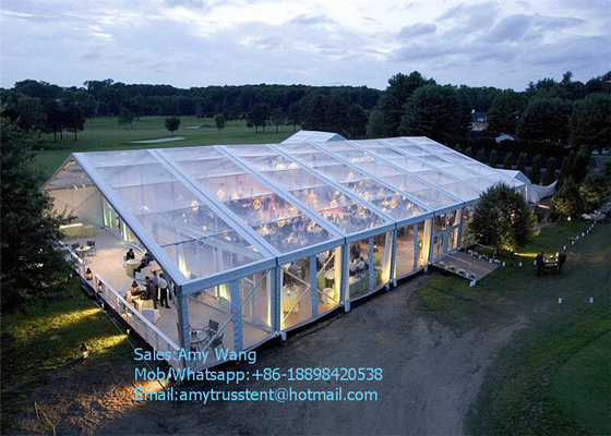 Double PVC Coated Shelter Outdoor Event Tents with Aluminum Frame for Wedding , Party