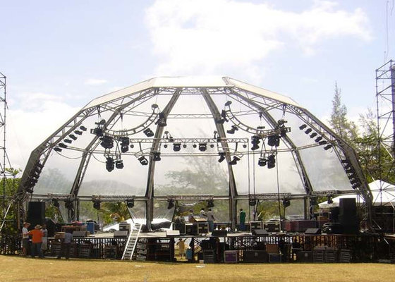 Colourful Spigot Aluminum Stage Truss , Portable Stage Lighting Truss System
