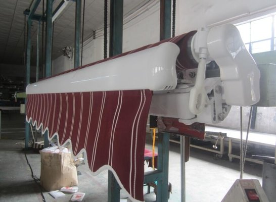 Coffee Shop Awning You Can Use Remoto Control Or Handle Extend and Shrink , Garden Awnings